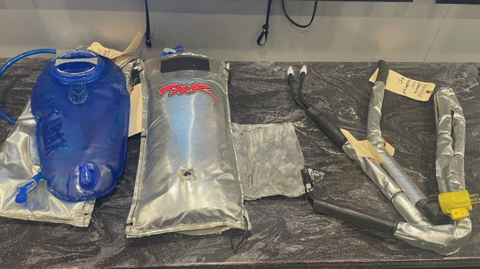 NASCAR Officials Show Off Photo Of Illegal Hydration Packs From The ...